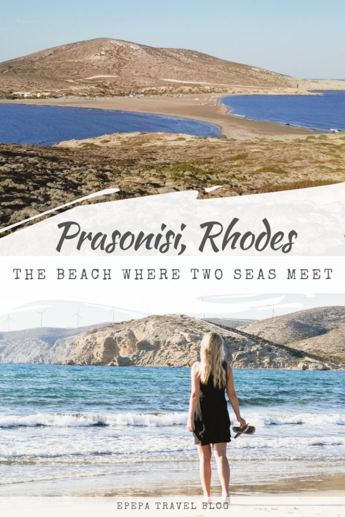 Prasonisi, Rhodes - a beach in Greece where two seas meet | Epepa ...